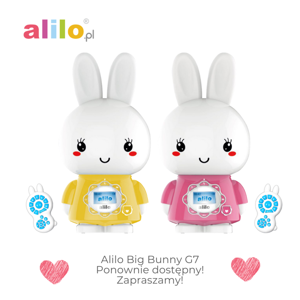 Króliczki Alilo G6 i G7 dostępne w naszym sklepie - Alilo. Rosnę z Tobą