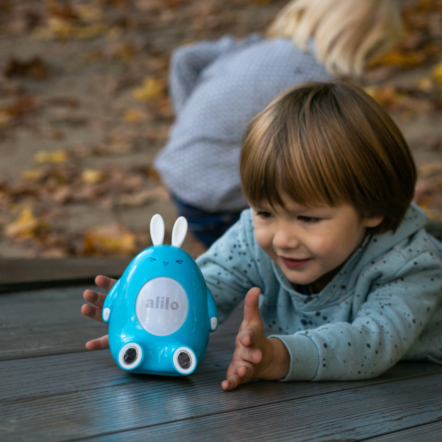 Króliczki, zabawki edukacyjne, klocki magnetyczne - Alilo. Rosnę z Tobą